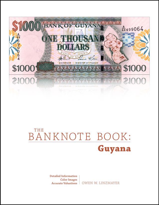 Guyana chapter of The Banknote Book is now available | Banknote News